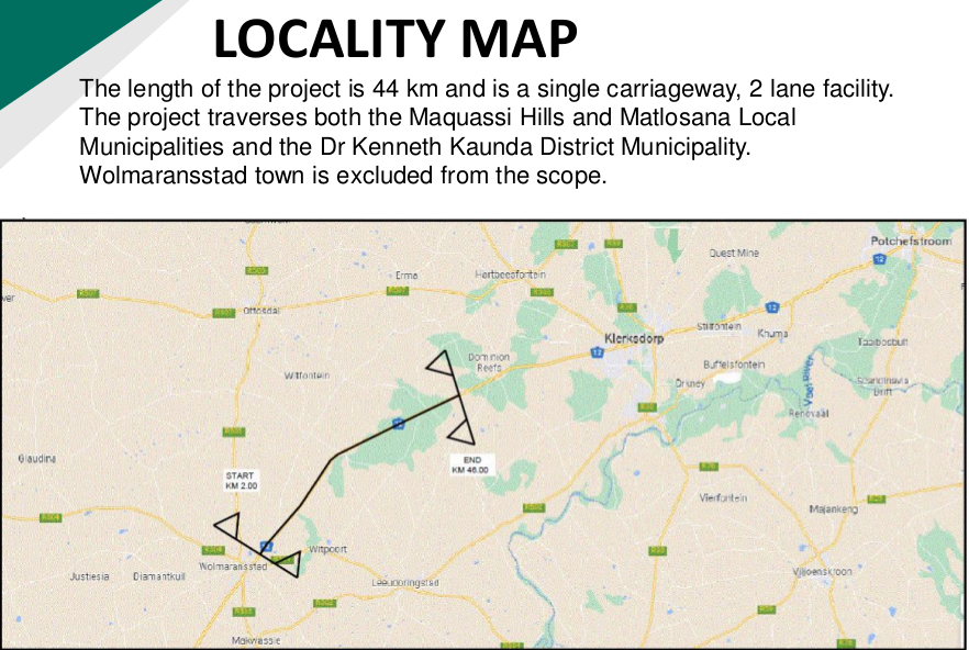 Project: N12 Sec 15 Wolmaransstad to Km 46 | L2B
