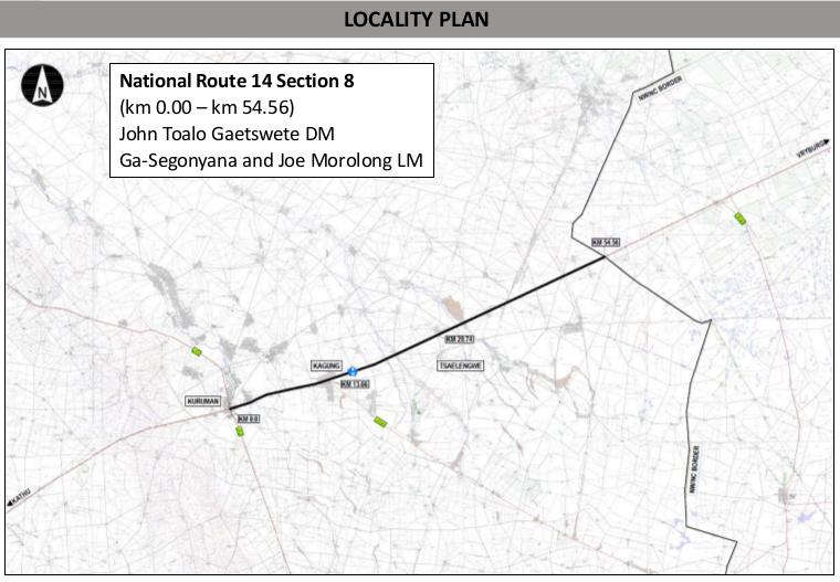 Project: N14 Sec 8 Kuruman to NW/NC Border | L2B