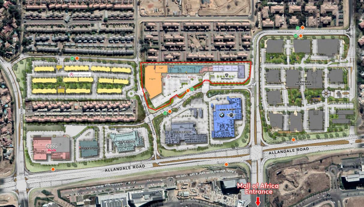 Project: Waterfall Ridge Urban Park - Retail & Motor City | L2B