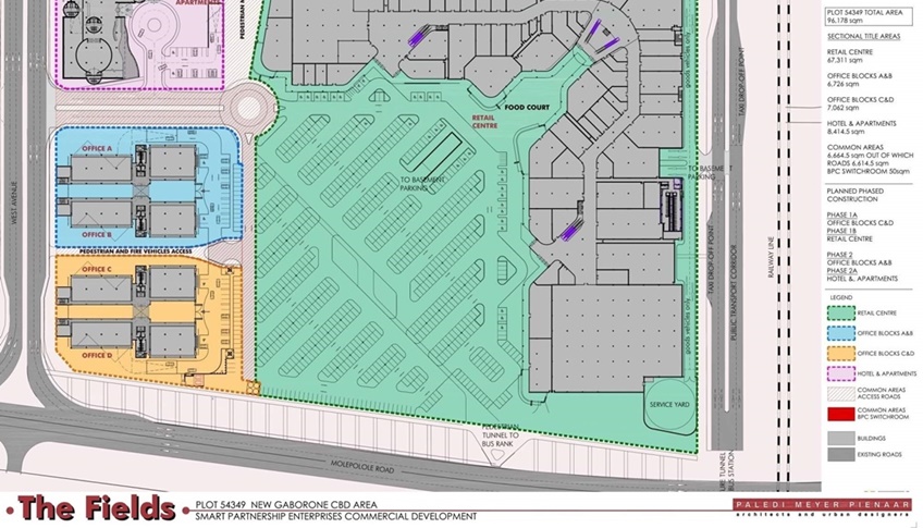 Project: The Fields Mall, Gaborone | L2B