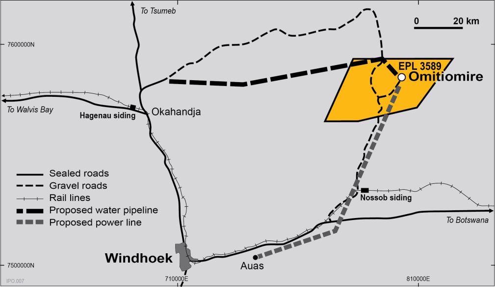 Project: Omitiomire Copper Mine, Namibia | L2B