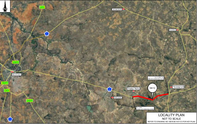 Project: N8, Sec 12 Thaba Nchu North to Tweespruit | L2B