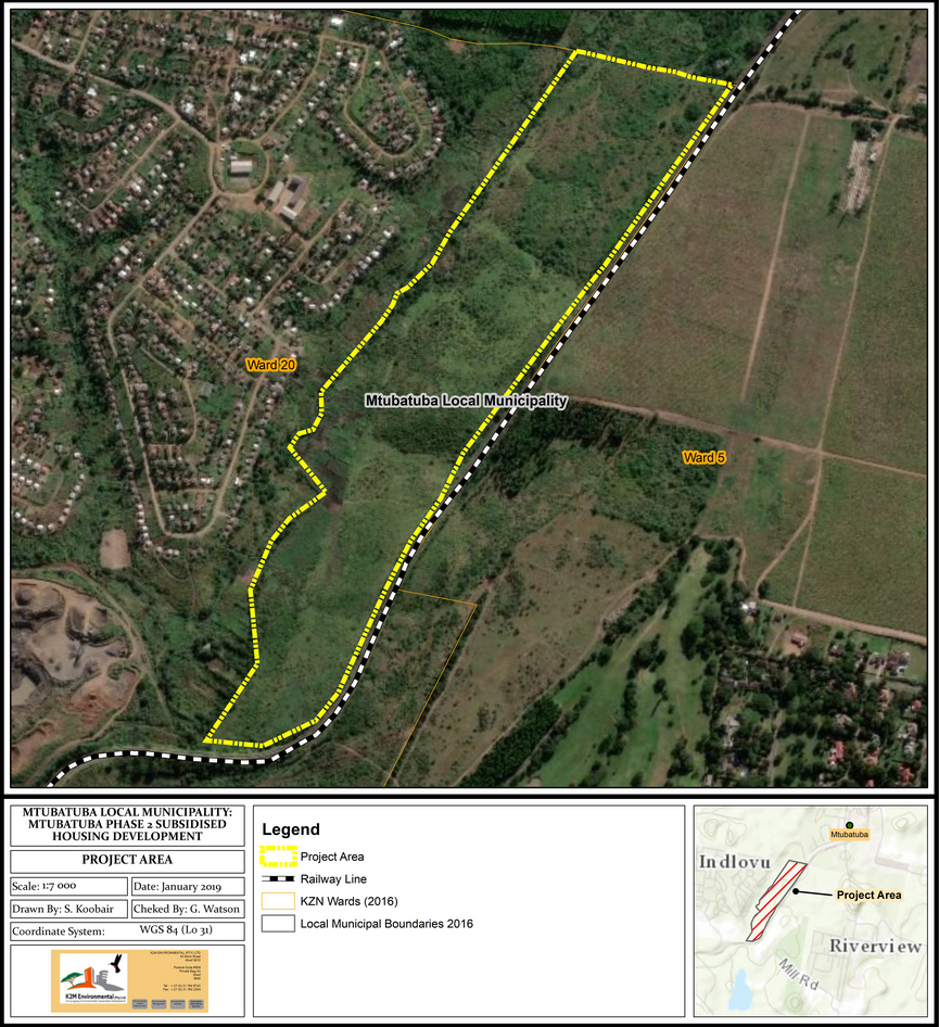 Project: Mtubatuba Phase 2 Subsidised Housing Development - Infr | L2B