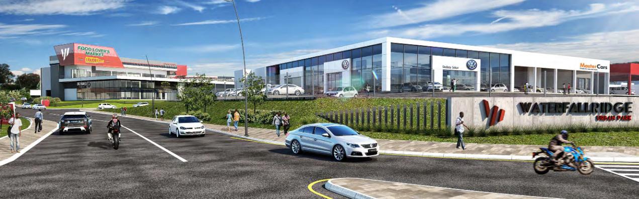 Project: Waterfall Ridge Urban Park - Retail & Motor City | L2B